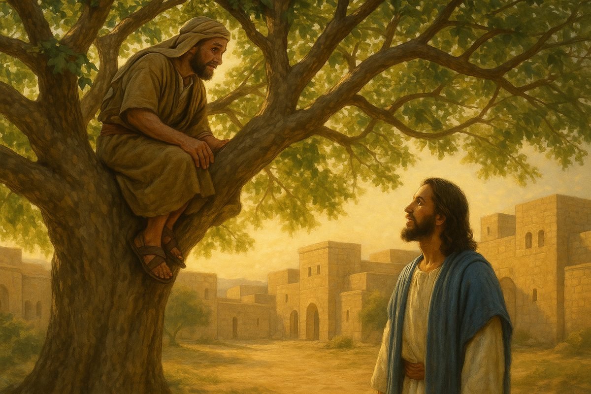 Zacchaeus and Jesus: The Tax Collector Who Climbed a Tree for Grace ...